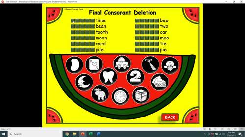 No Prep Digital Summer Dot a Watermelon Phonological Processes | TpT