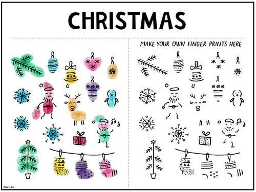 Fingerprint Art & Drawing Creativity Activities - Visual Art Pictures ...