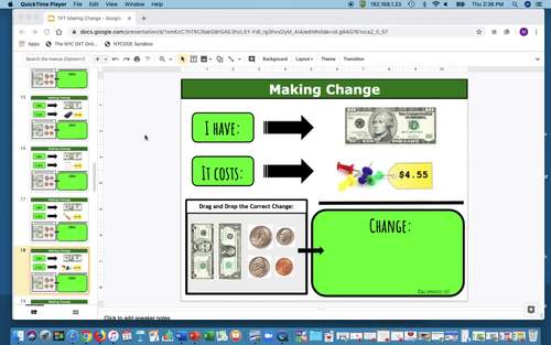 Making Change REAL pictures Google Slides Money Math by Age Appropriate ...