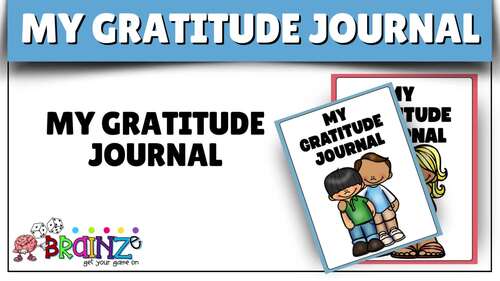 Gratitude Journal | Daily Prompts & Activities | Editable Canva + PPT + PDF