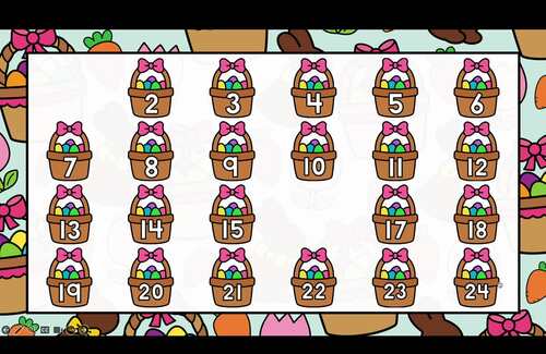 French CLICK & COMPLETE | Easter Vocabulary Game | Pâques | TPT