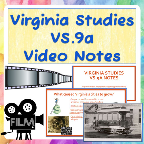 Virginia Studies VS.9a Notes Recording by Land of Learning by Laura