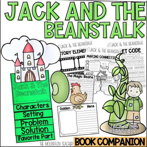 Jack and the Beanstalk Read Aloud Activities with Crafts for Fairy Tale ...
