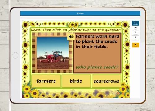 Reading Comprehension: Scarecrow Fun (Boom Cards) by Living and Loving ...
