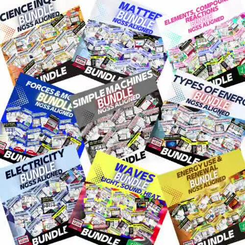 Physical Science MEGA BUNDLE, Physical Science Full Curriculum Bundle, NGSS