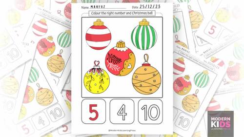 December Math Activities | Christmas Coloring Pages or Sheets | TPT
