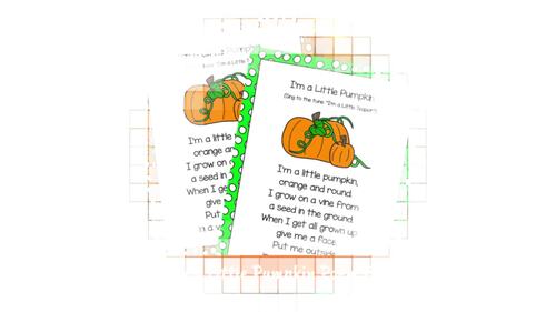 I'm a Little Pumpkin Poem Unit | Student Created Book + Life Cycle