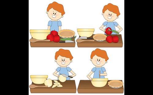 GIFS: How to Make Apple Pie Sequencing GIF Set by By Abb | TPT