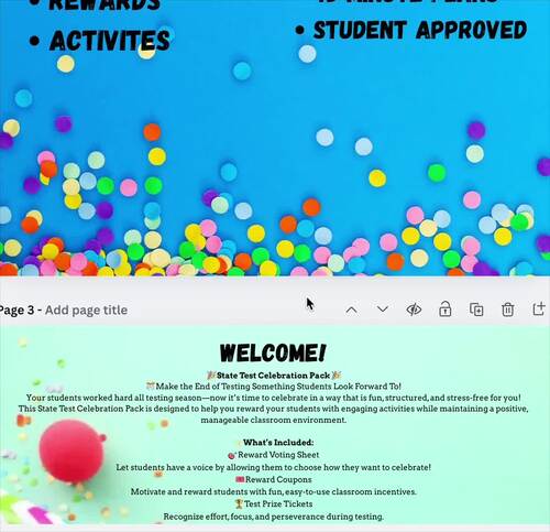 State Test Reward Activities | Celebration Pack | Middle School ...