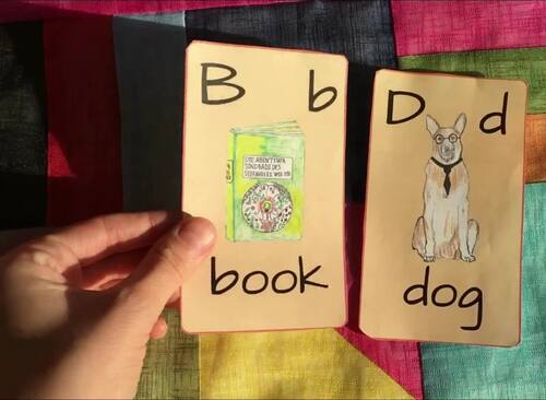 Handmade Alphabet Flashcards (phonics) by Tims Teaching Tools | TPT