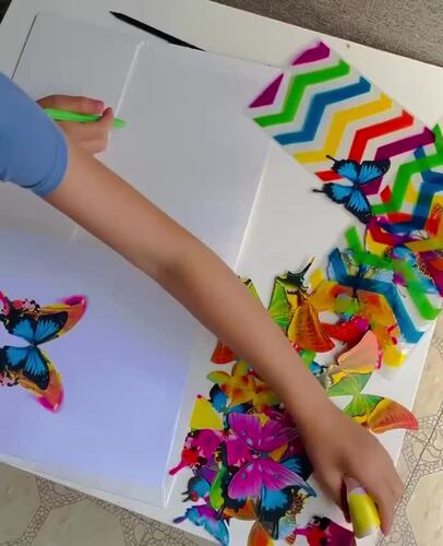 Attention skill: Find all Hidden butterflies (20 worksheets) by Clever ...