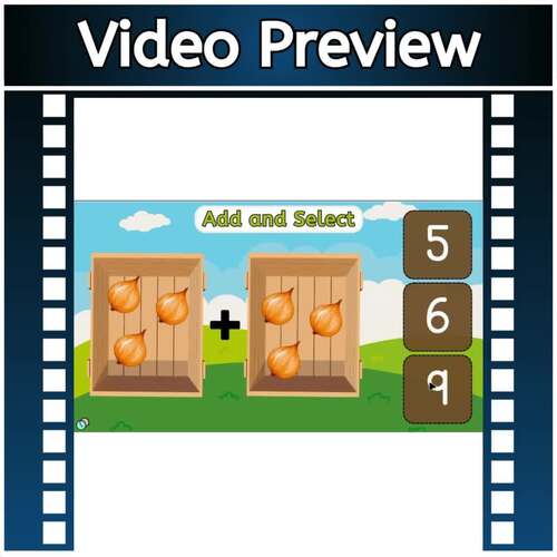 Add and Select: Single Digit Addition (Without regrouping) Digital ...