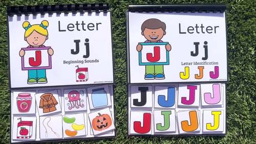Letter J Alphabet Adapted Books | Matching and Errorless Learning