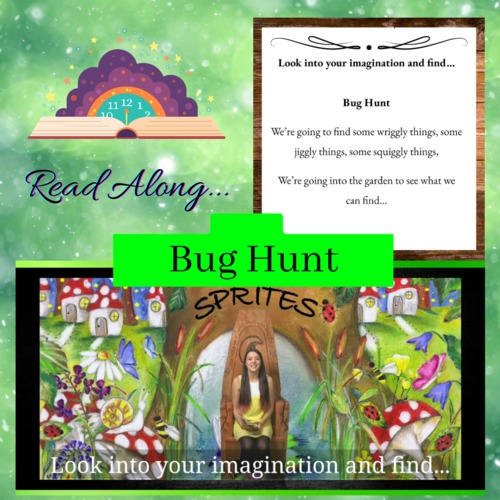 Read Along to...Bug Hunt by Tom Story Cards | TPT