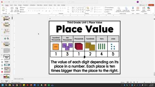 Guided Math Teaching Slides 3rd Grade Bundle by Reagan Tunstall | TPT
