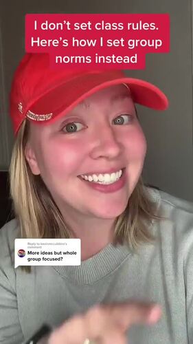 Classroom Management | Student Center Class Rules/Norms Setting Activity