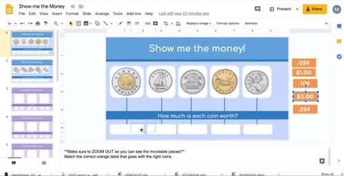 Learning Currency - Google Classroom Digital Resource - Distance Learning