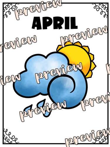 Monthly Binder Covers with Spine or Dividers by Anh Huynh | TPT