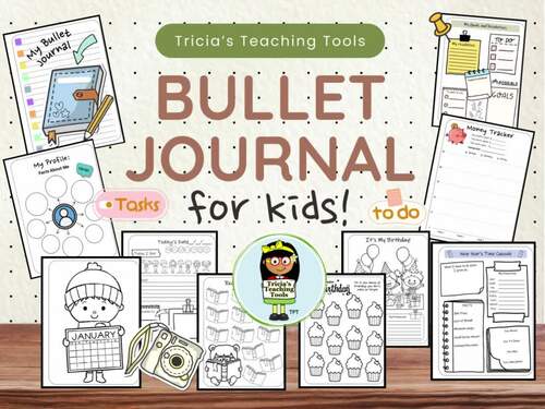 New Year Weekly & Daily Planner Pages | Student Bullet Journal | TPT