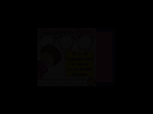 Cozy Quilt Aa-Zz Alphabet Manuscript Handwriting Banner Low Prep Grades ...