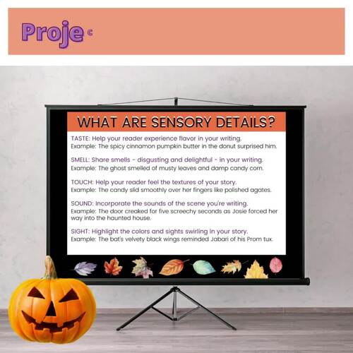 Halloween Creative Writing: Sensory Details Funny Fillers by Spark ...