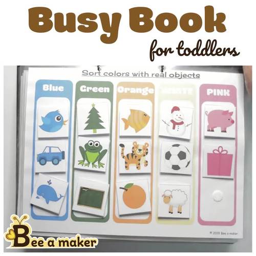 Busy binder and busy bags bundle by Bee a maker | TPT