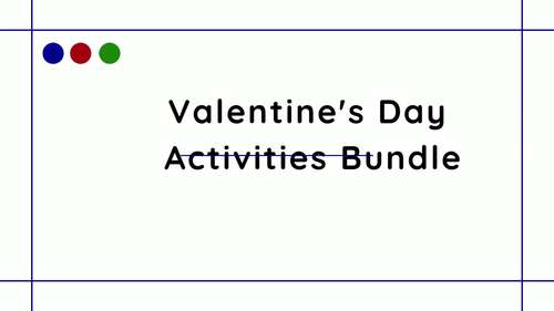 3rd Grade- Valentines Day Activities: Math, Writing and Coloring ...