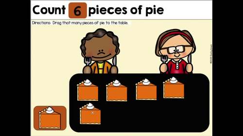 Thanksgiving Counting for Google Slides by Emily Ames | TpT