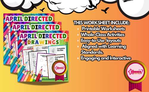 April Directed Drawing Activities 2nd,3rd,4th,5th,6th,7th,8th,9th ...