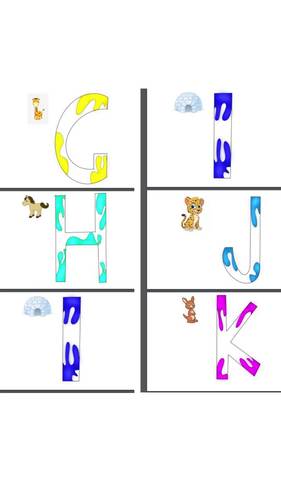 Paint Splatter Classroom Décor- ABC Poster Set-Capital Block Letters w ...