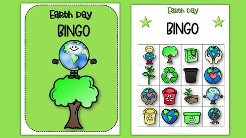 EARTH DAY- bingo fun 30 different Bingo Cards with Calling cards