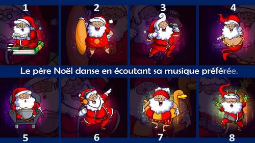 Que fais le père Noël – jeu de lecture by Creations Bonheur | TPT