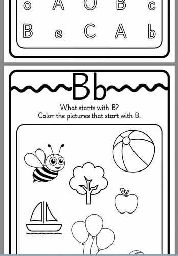 Alphabet Letter Worksheets (Letter Recognition & Handwriting) LETTER B