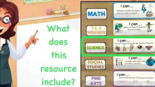 Alberta Curriculum | Kinder I CAN STATEMENTS for SCIENCE with Learning ...