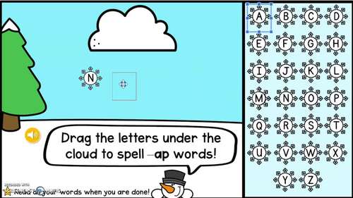 Word Family Worksheets Winter | Digital & Printable by Centered in Primary