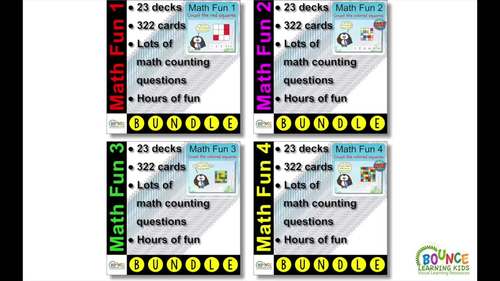 Math Fun 2 MEGA bundle (BOOM distance learning) kinder math puzzles