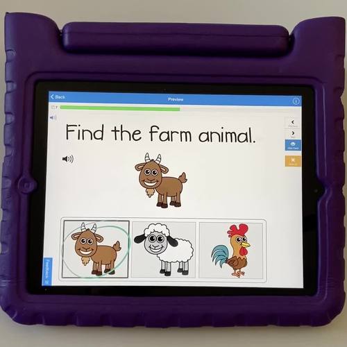 Farm Animals Boom™ Cards Activity by Full SPED Ahead -- Heather Cacioppo