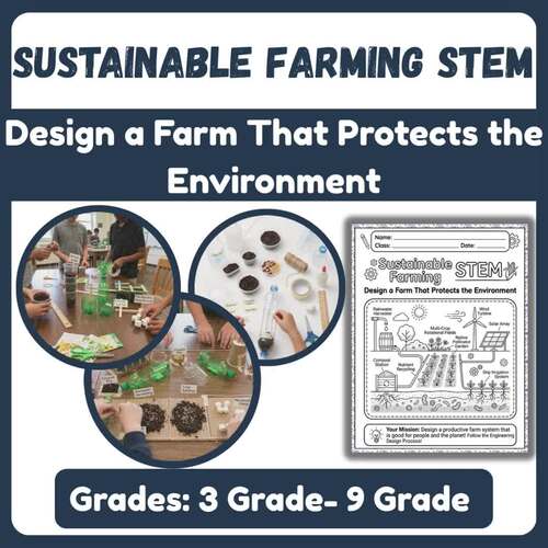Sustainable Farming STEM Activity | Design a Farm That Protects the ...
