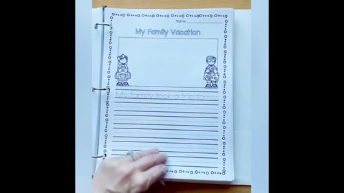 Personal Narrative Writing Daily Prompts Journal by The First Grade ...