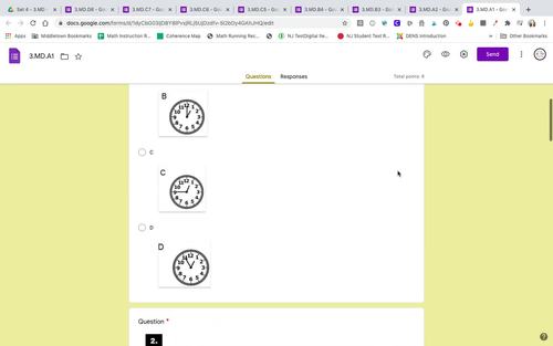 3rd Grade | Test Prep | Measurement and Data | 3.MD | Google™ Forms