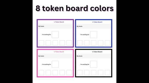 Individualized Token Boards by Master The Steps | TPT
