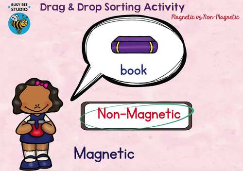 Magnetic or Non Magnetic Boom Cards by Busy Bee Studio | TPT