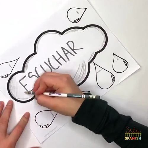 Spanish Conjugation Practice | April and Spring Bulletin Board for ...