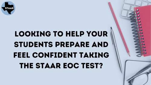 English I & II Reading Review Worksheets | STAAR Test Prep Print ...