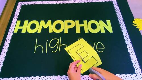 Homophone Bulletin Board by Learning Under Sail | TPT