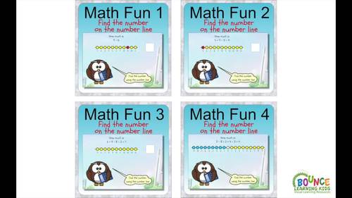 Math Fun 4: Counting with a number line (BOOM distance learning math ...