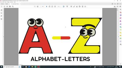 ABC Alphabet flashcards set-PowerPoint, Printable, sight words, early ...