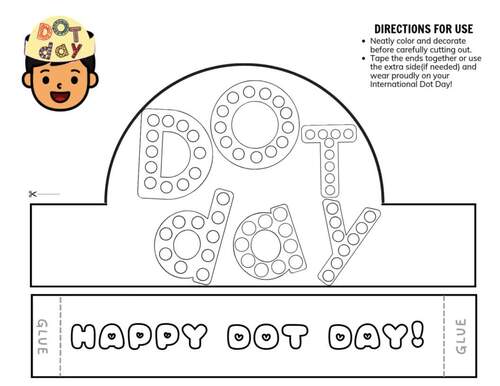 International Dot Day Crown & Headband Craft | easy Creative Craft for ...