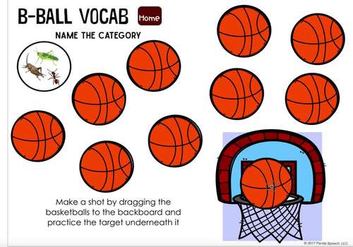 Speech Therapy Basketball BOOM Card Bundle Articulation and Language