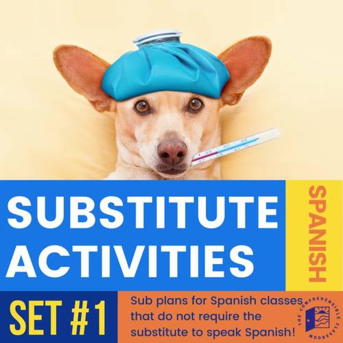 Spanish Sub plans - Storyboard Set #1 | TPT